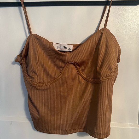 Graffiti | Tops | Graffiti Copper Colored Tank | Poshmark